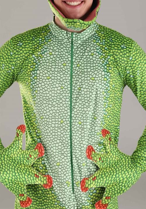Green Gecko Adult Costume
