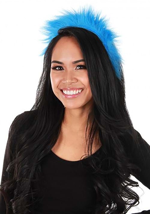 Blue Fuzzy Thing 1&2 Headband Costume