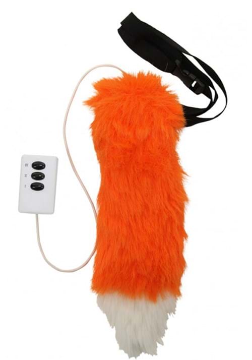 Orange Furry Fox Moving Costume Tail | Fox Accessories
