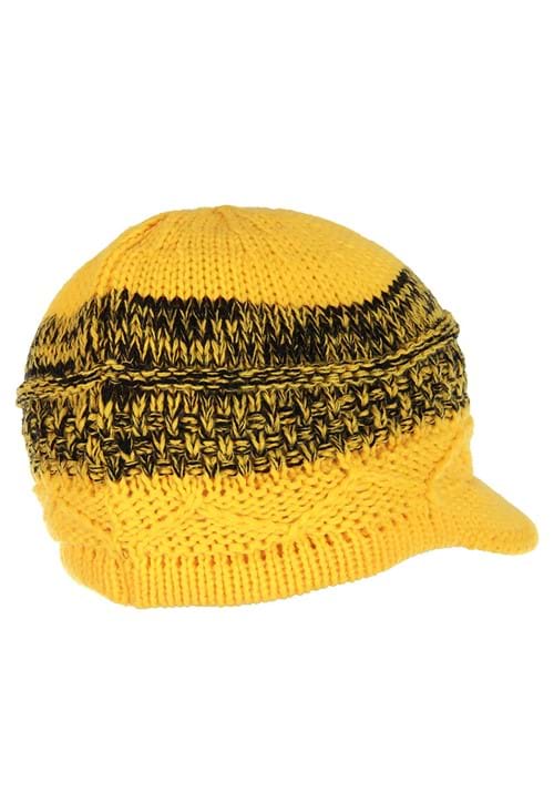 Adult Knit Brim Hufflepuff Cap | Harry Potter Gifts