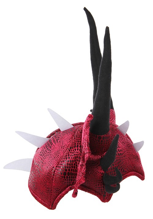 Plush Horned Dragon Costume Hat