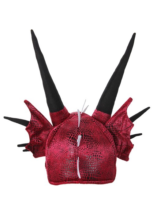 Plush Horned Dragon Costume Hat