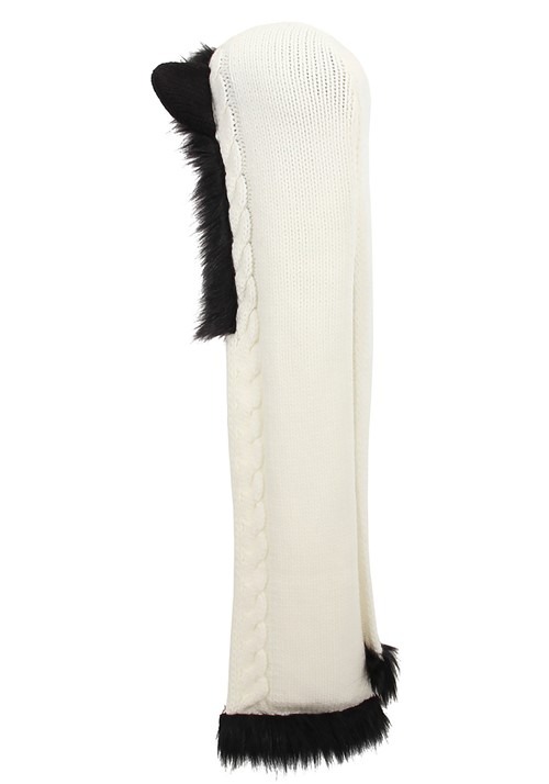 Panda Knit White Hood | Animal Accessories