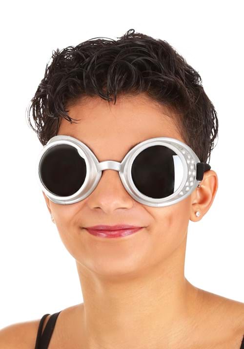 Silver/Mirror Atomic Ray Goggles | Steampunk Accessories