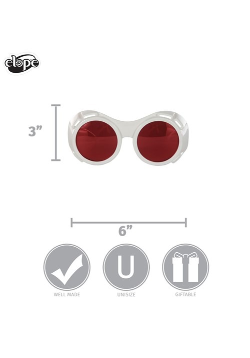 Hyper Vision White/Red Goggles for Adults