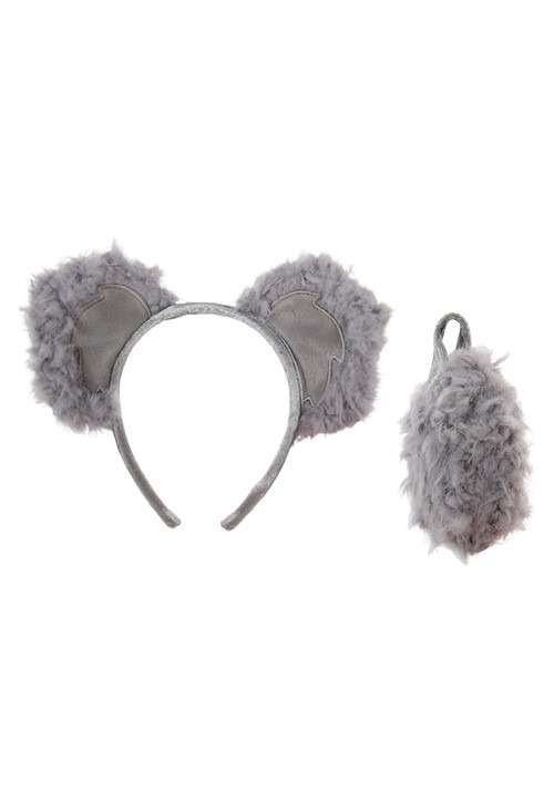Koala | Ears Headband & Tail Kit | Adult Costume Kits