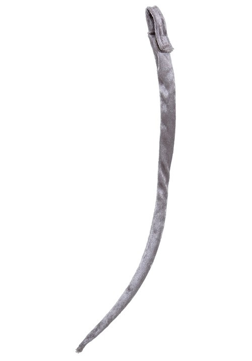 Mouse Ears Headband & Tail Costume Kit - Gray Velour Animal Accessory ...