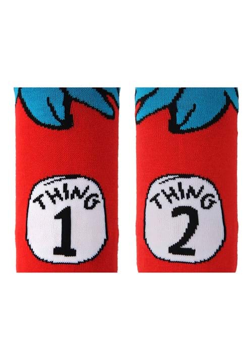 Adult Thing 1 & 2 Costume Socks