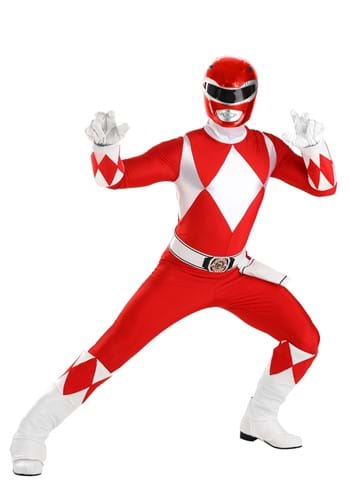 Authentic Power Rangers Red Ranger Adult Costume