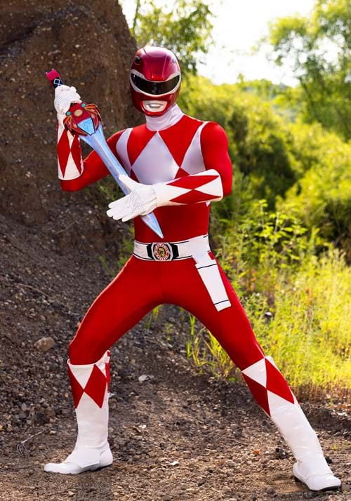 Authentic Power Rangers Red Ranger Adult Costume