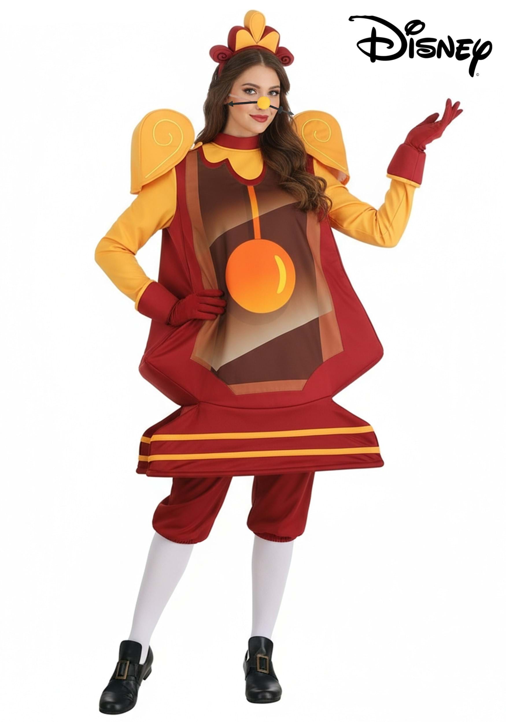 Men's Beauty and the Beast Cogsworth Costume