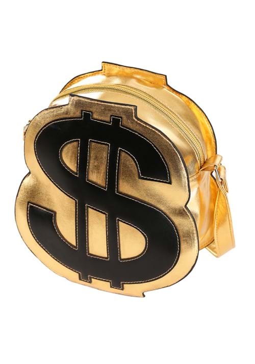 Dollar Sign Gold Purse
