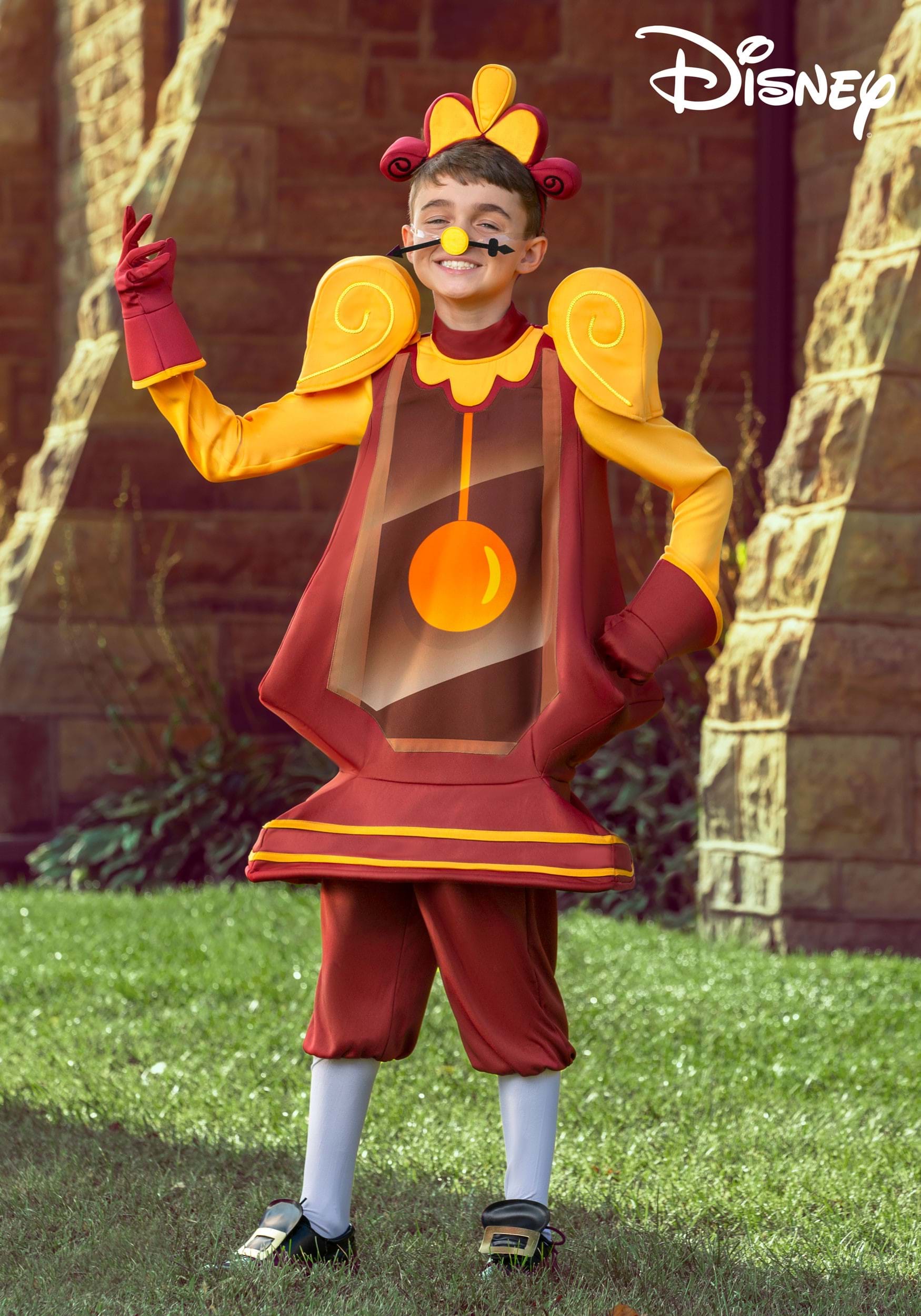 Kids Beauty and the Beast Cogsworth Costume