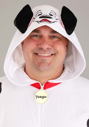 Plus Size Adult 101 Dalmatians Pongo Costume Onesie