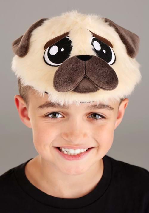 Pug Plush Headband & Tail Costume Kit