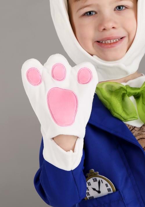 Whimsical White Rabbit Toddler Costume