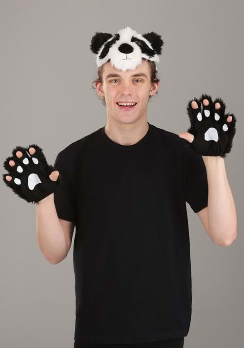 Panda Plush Headband & Paws Costume Kit | Panda Costumes