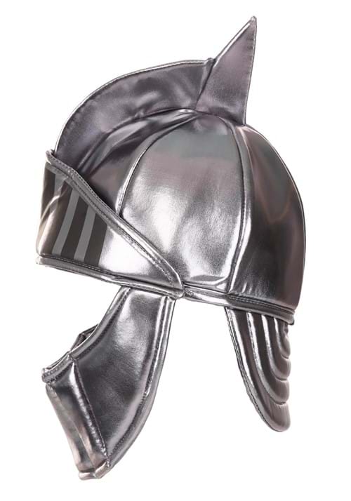 Silver Knight Costume Soft Helmet | Historical Accessories