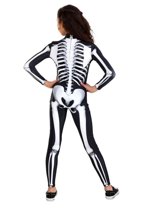 Jumpsuit Skeleton Costume for Girls