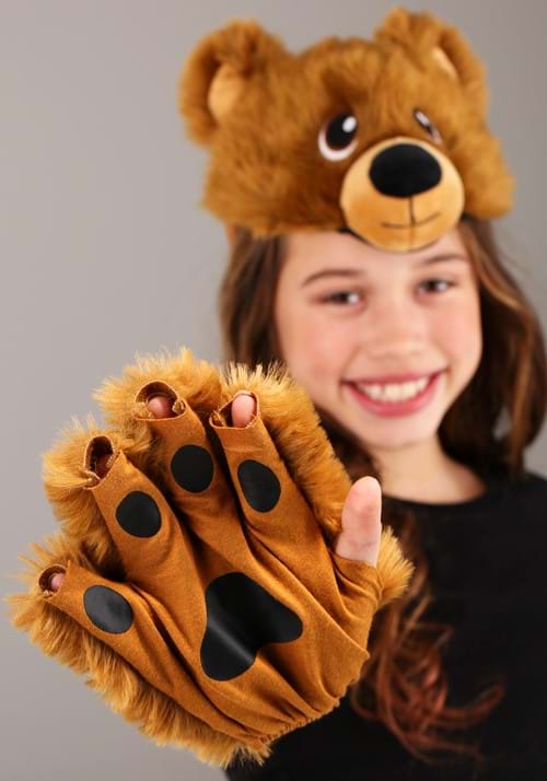 Bear Soft Headband & Paws Costume Kit