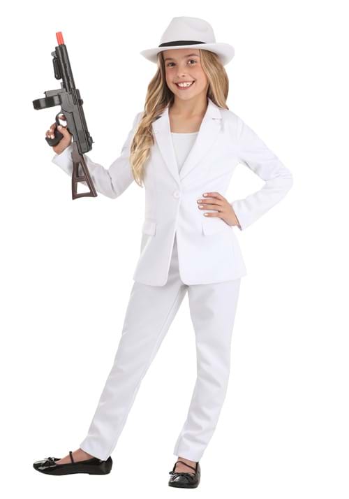 White Girl's Costume Suit | Exclusive Costumes
