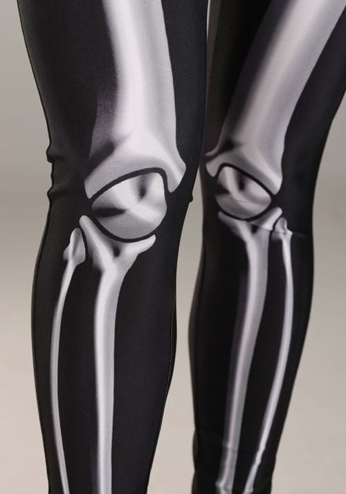 Metallic Silver Skeleton Costume for Women | Skeleton Costumes