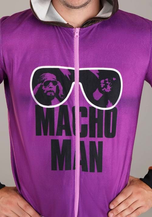 Adult Macho Man Union Suit Costume Onesie | WWE Costumes