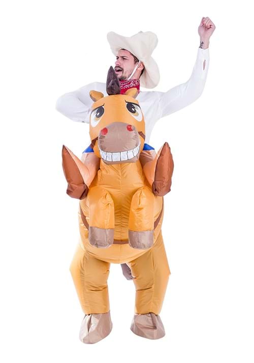 Adult Inflatable Ride-On Horse Costume