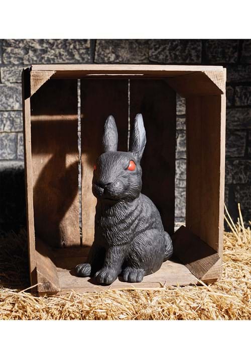 13 Inch Rabid Rabbit Halloween Prop | Animal Decorations