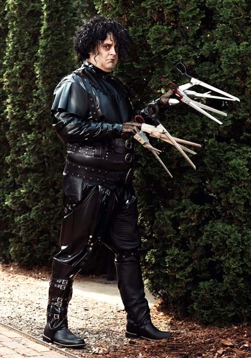 Plus Size Men's Authentic Edward Scissorhands Costume | Movie Costumes