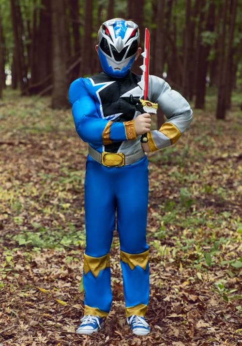 Power Rangers Dino Fury Blue Ranger Kid's Costume | Power Rangers Costumes