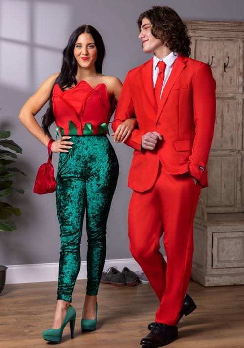 Suitmeister Solid Red Suit for Men | Costume Apparel