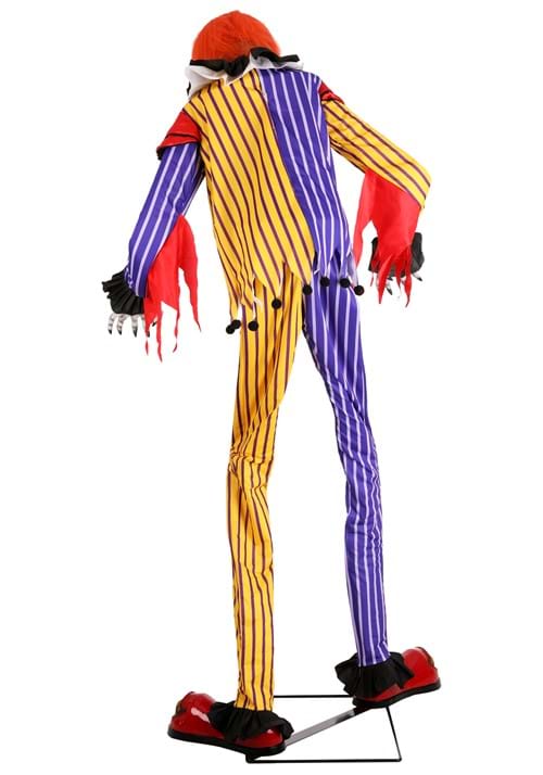 Animated 7 Foot Funzo the Clown Decoration | Scary Clown Decor