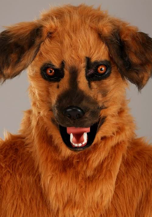 Dog Mascot Suit for Adults with Mouth Mover Mask