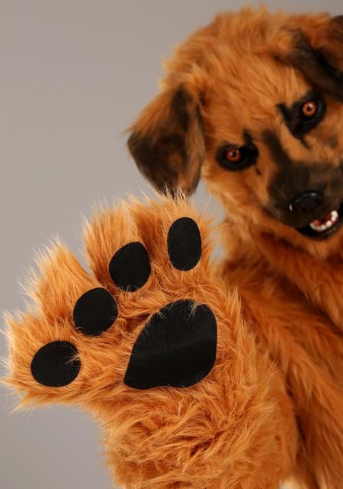 Dog Mascot Suit for Adults with Mouth Mover Mask