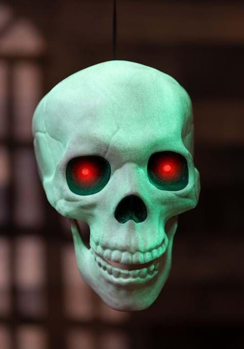 Glow in the Dark Talking Skull Decoration