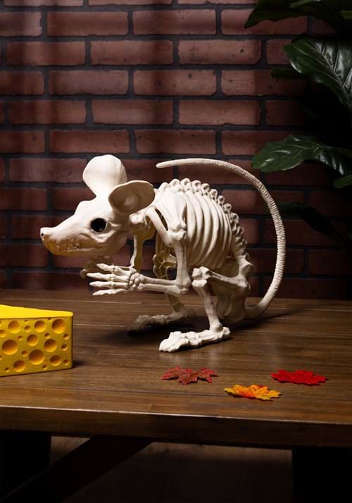 19-Inch Attack Rat Skeleton Halloween Prop