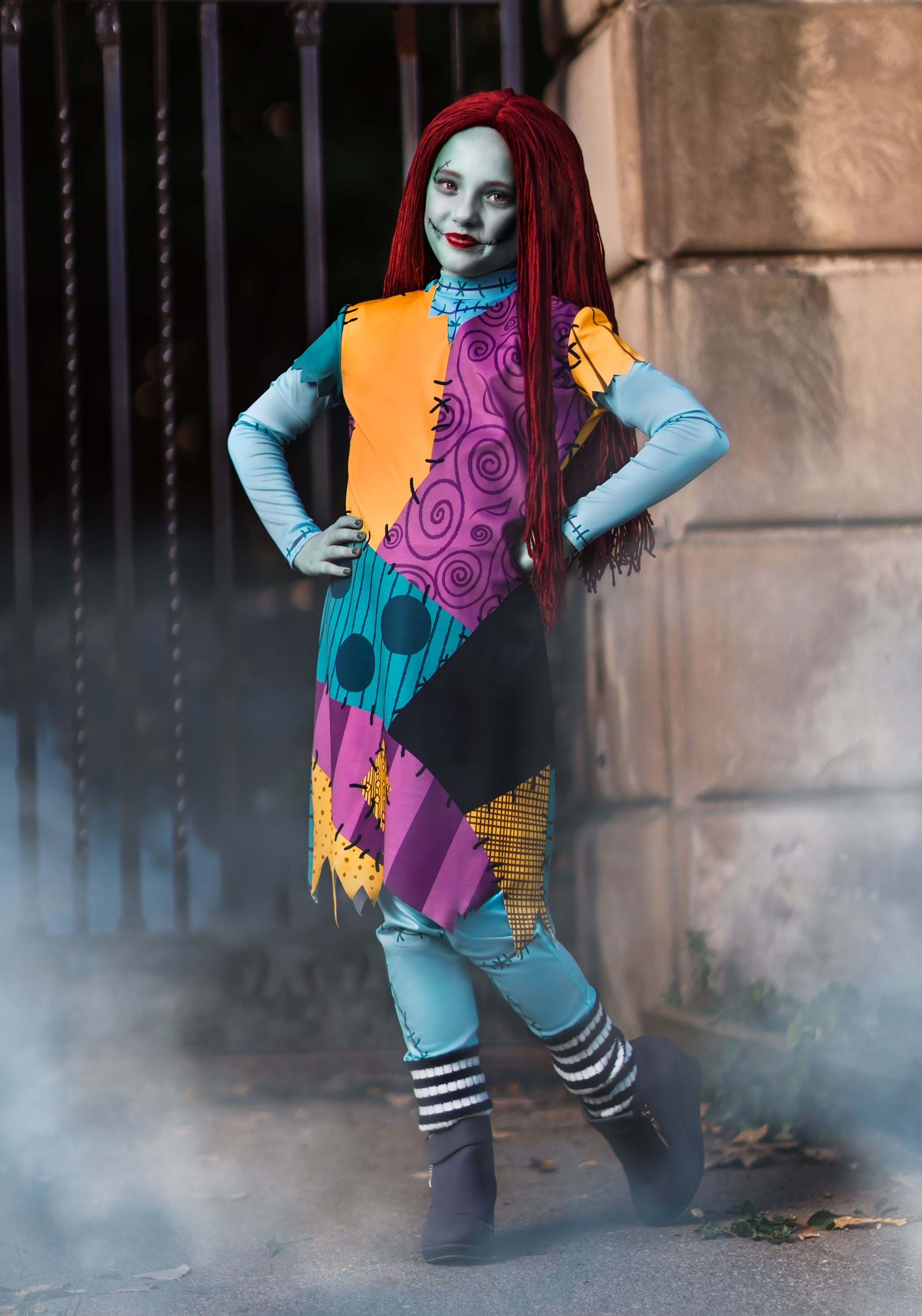Sally Nightmare Before Christmas Costume Sally Deluxe Costume Girl ID:2160969 Sally Costume Adult