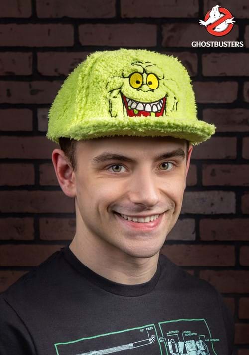 Slimer Fuzzy Flat Bill Cap