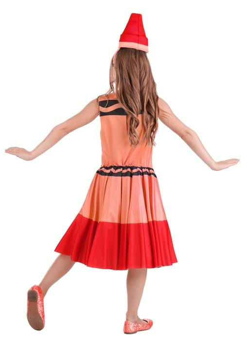 Red Crayon Costume Dress for Girl's