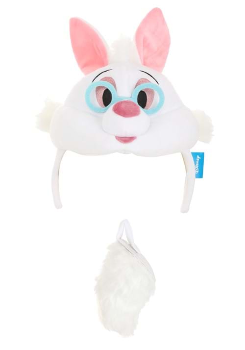White Rabbit Plush Headband & Tail Kit | Costume Kit