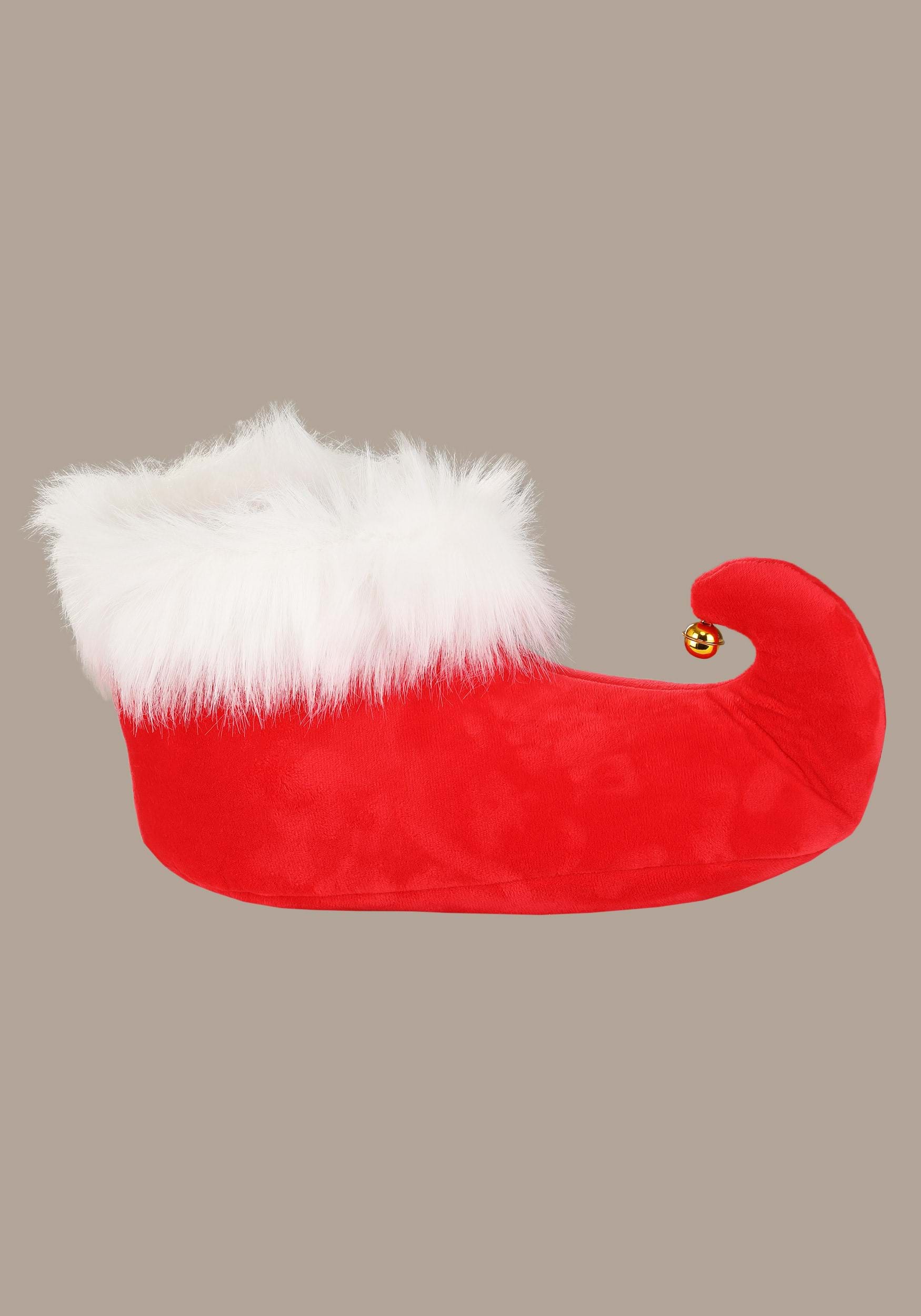 Adult Red Bell Elf Shoes