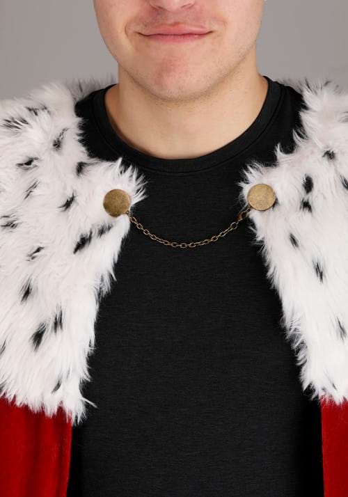 Long Royal Red Cape Accessory