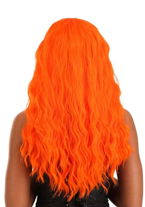 Fiery Orange Long Wavy Women's Wig