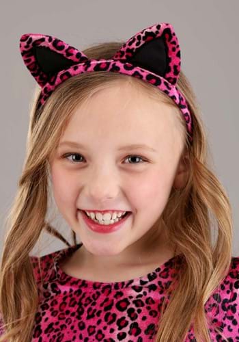 Prancing Pink Leopard Girl's Costume
