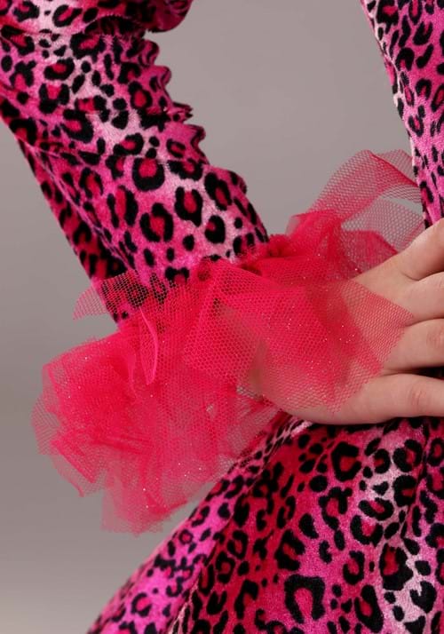 Prancing Pink Leopard Girl's Costume Dress | Kid's Animal Costumes