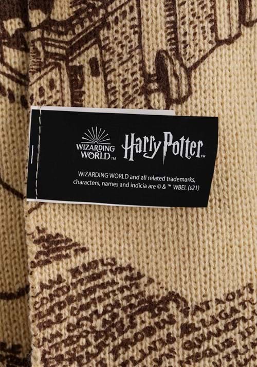 Harry Potter Marauders Map Knit Scarf & Hat Set | Harry Potter Accessories