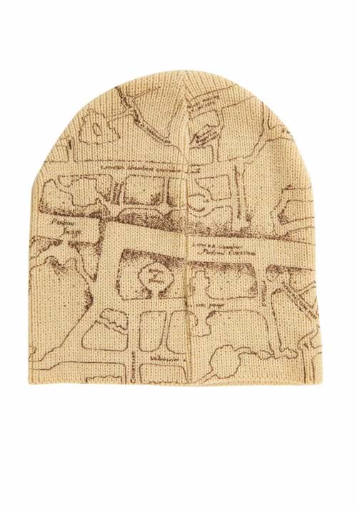 Harry Potter Marauders Map Knit Scarf & Hat Set | Harry Potter Accessories