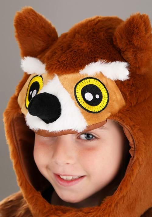 Open Owl Face Costume Hood/Mask