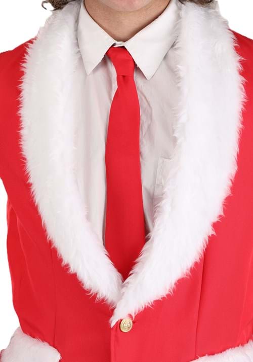 Men's Red Holiday Santa Suit Costume